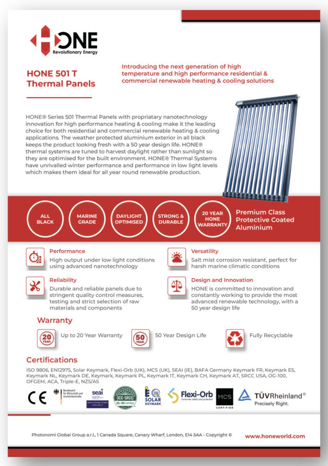 HONE Datasheets – HONE | Official Website
